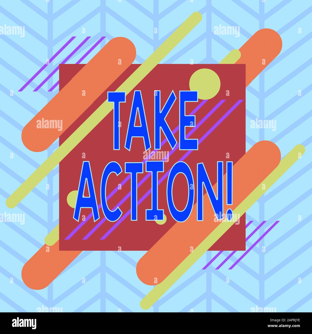 Conceptual hand writing showing Take Action. Concept meaning do ...