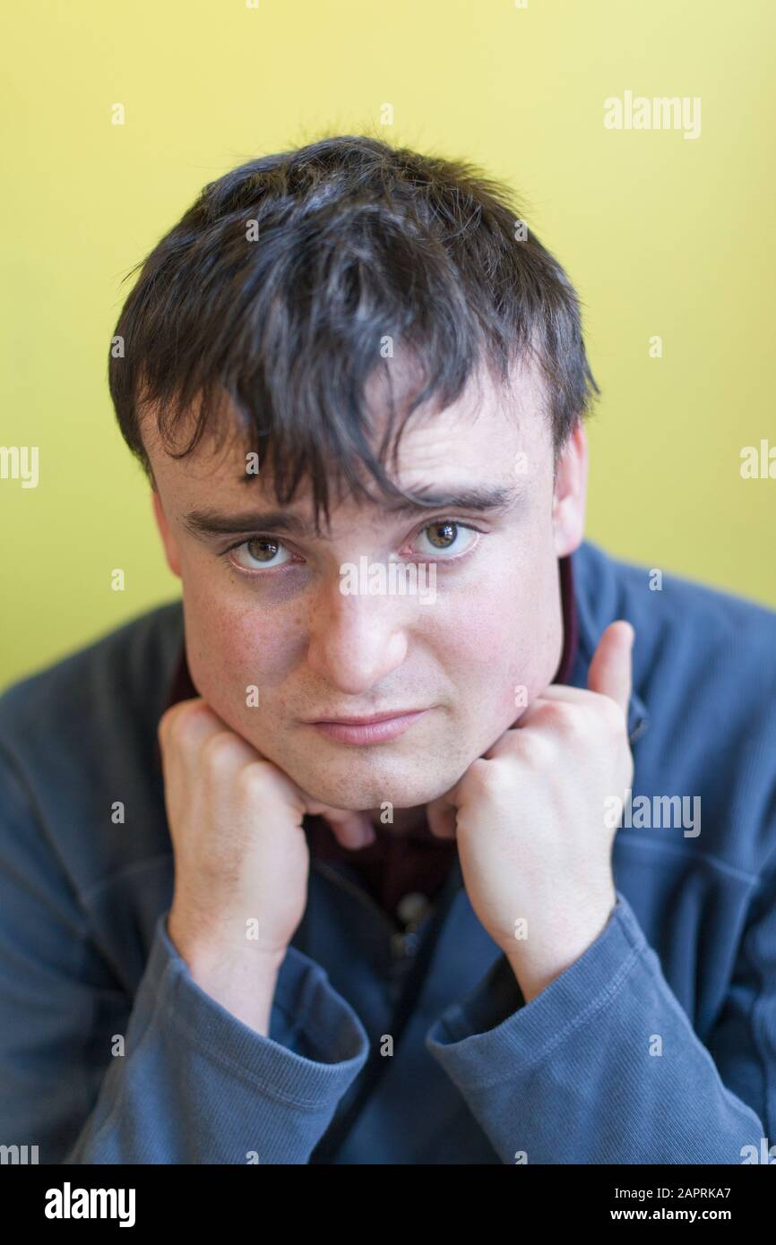 Man with Learning Disability Stock Photo - Alamy