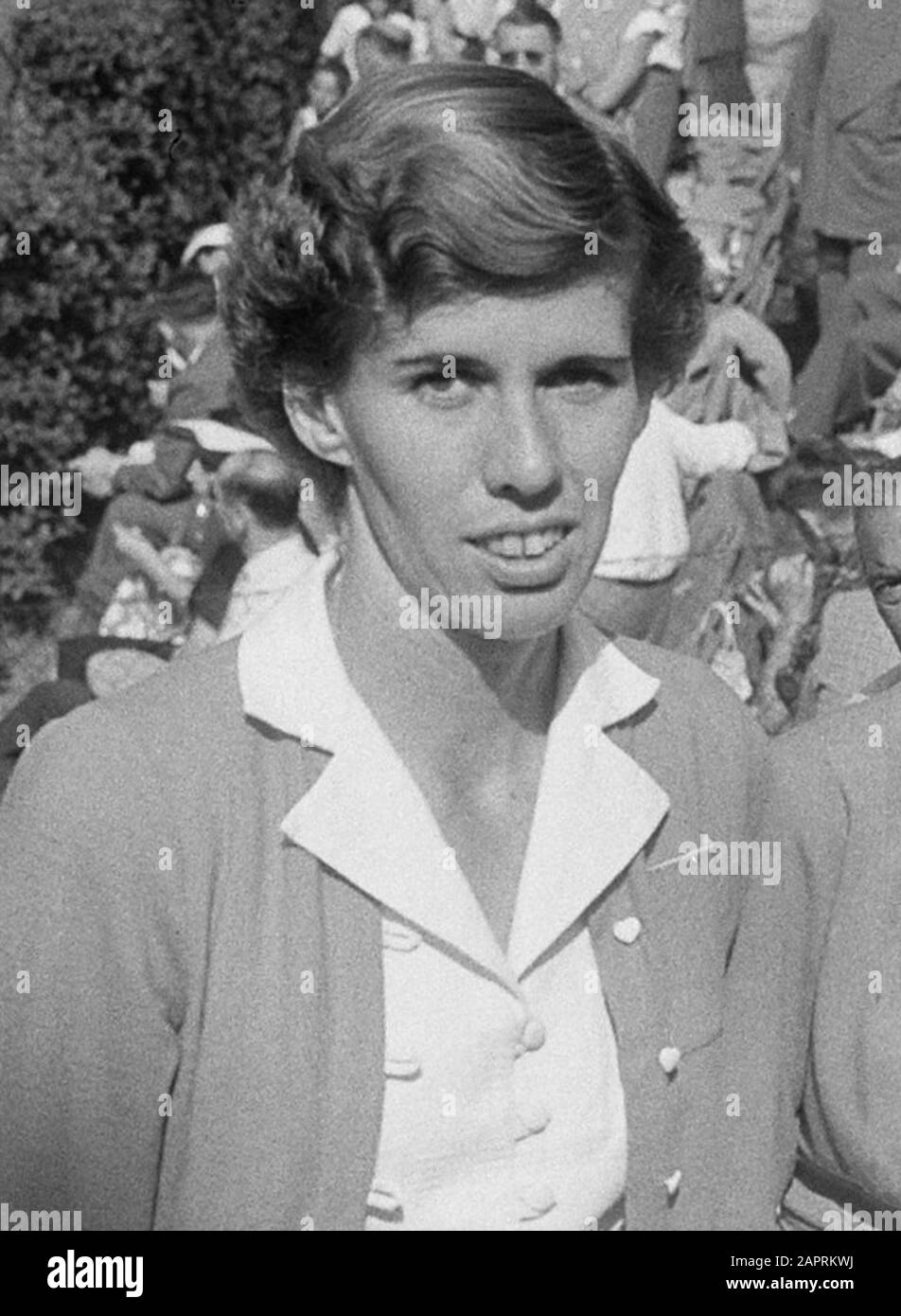 Tennis Noordwijk. Doris Hart Stock Photo - Alamy