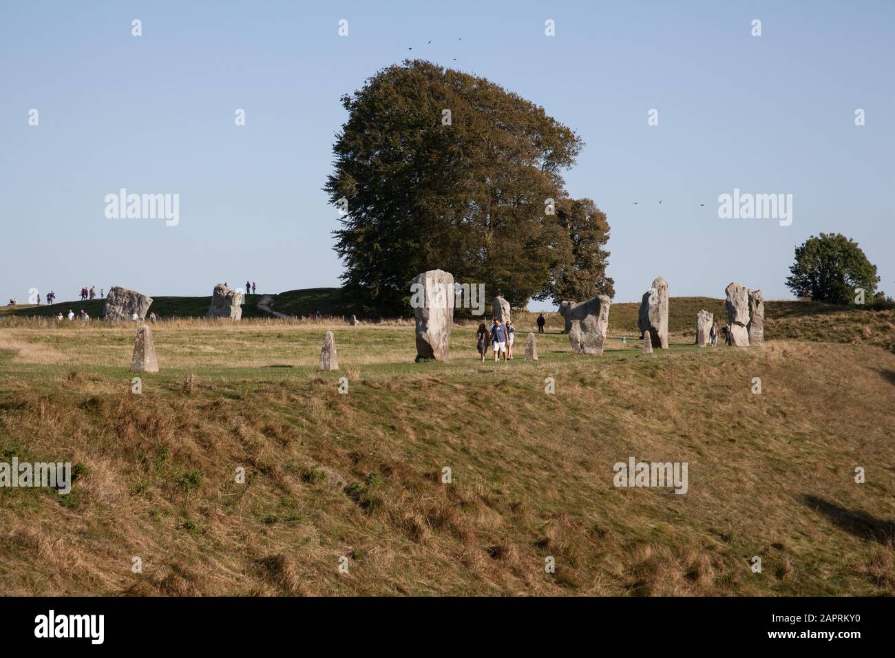 The Neolithic Henge Monument at Avebury, Wiltshire, UK Stock Photo - Alamy