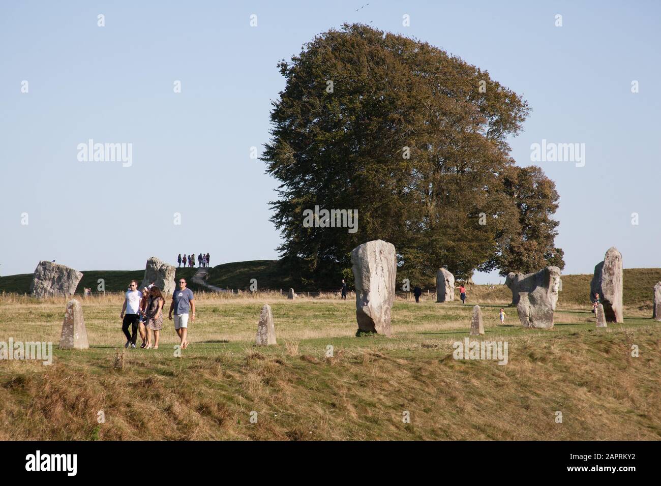 The Neolithic Henge Monument at Avebury, Wiltshire, UK Stock Photo - Alamy