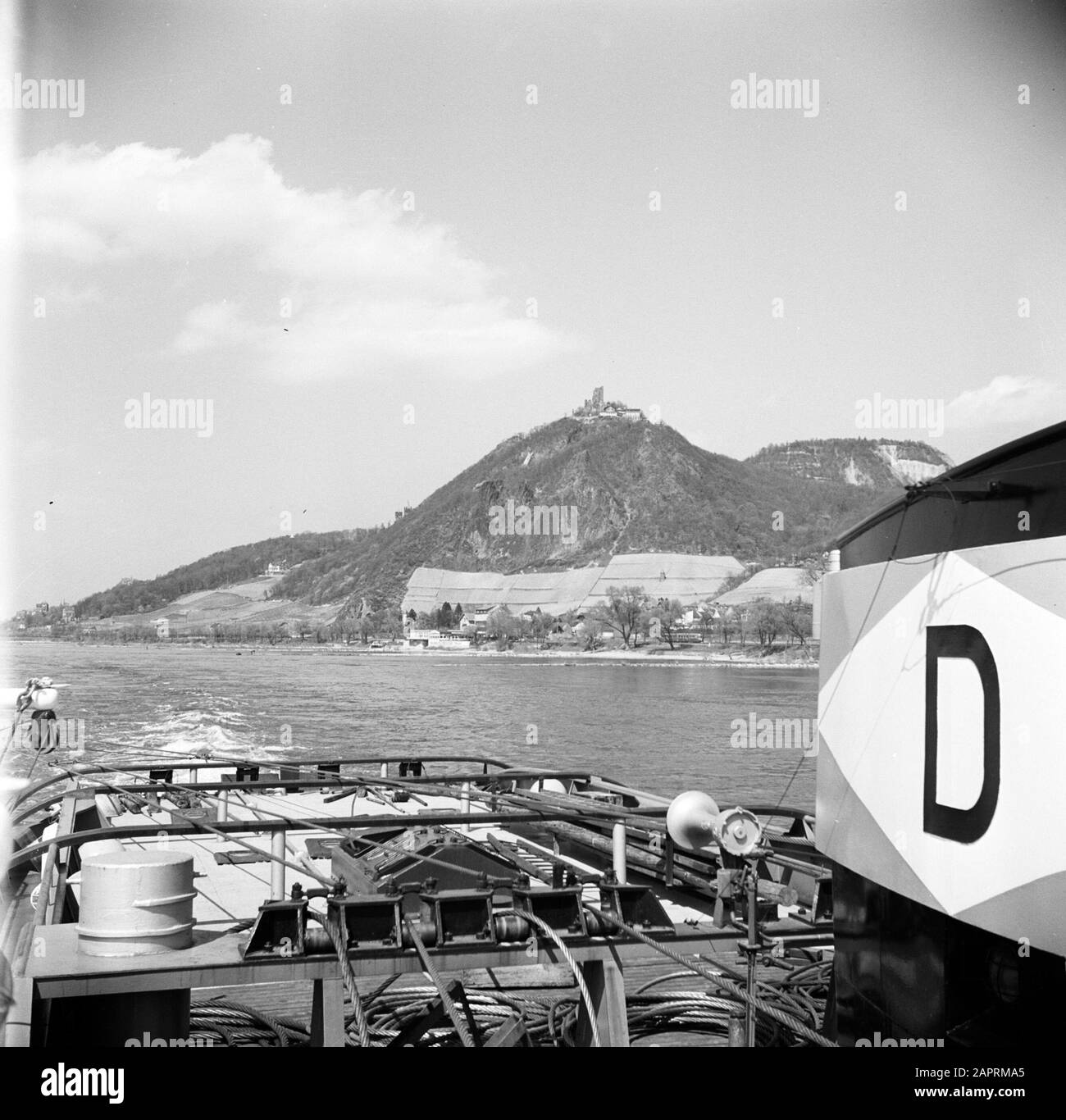Burg drachenfels Black and White Stock Photos & Images - Alamy