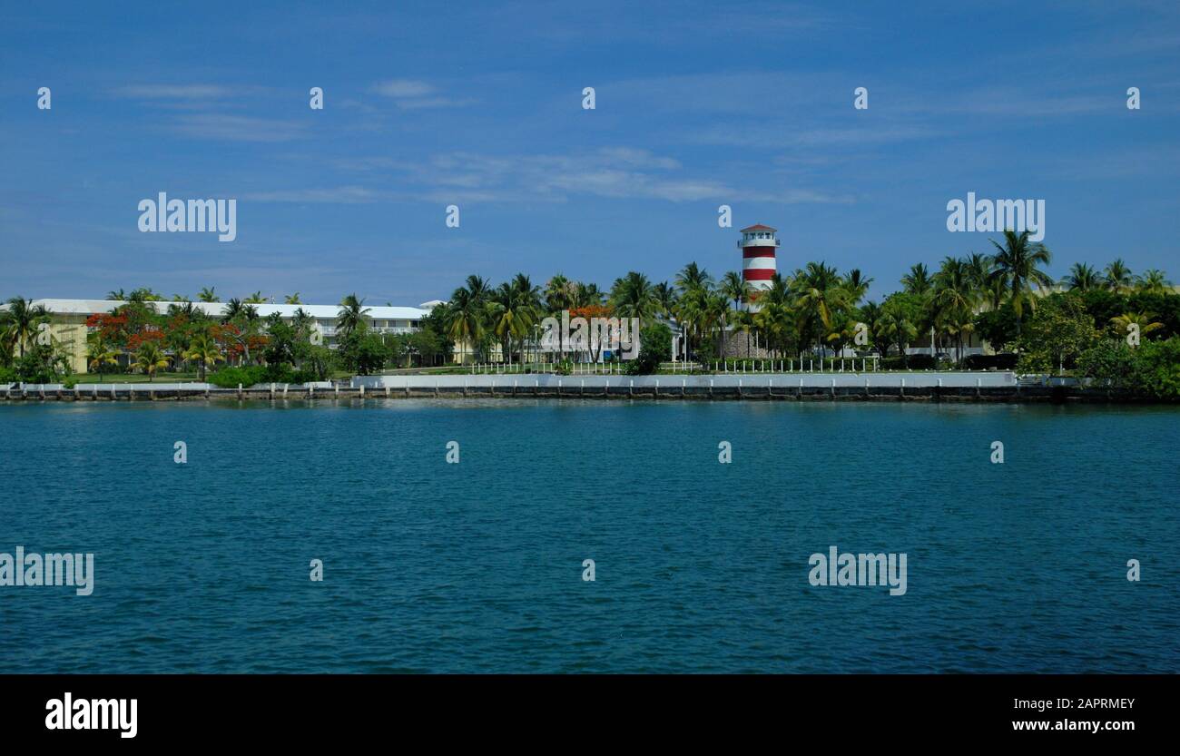 Views of the Freeport Bahamas Lighthouse Stock Photo - Alamy
