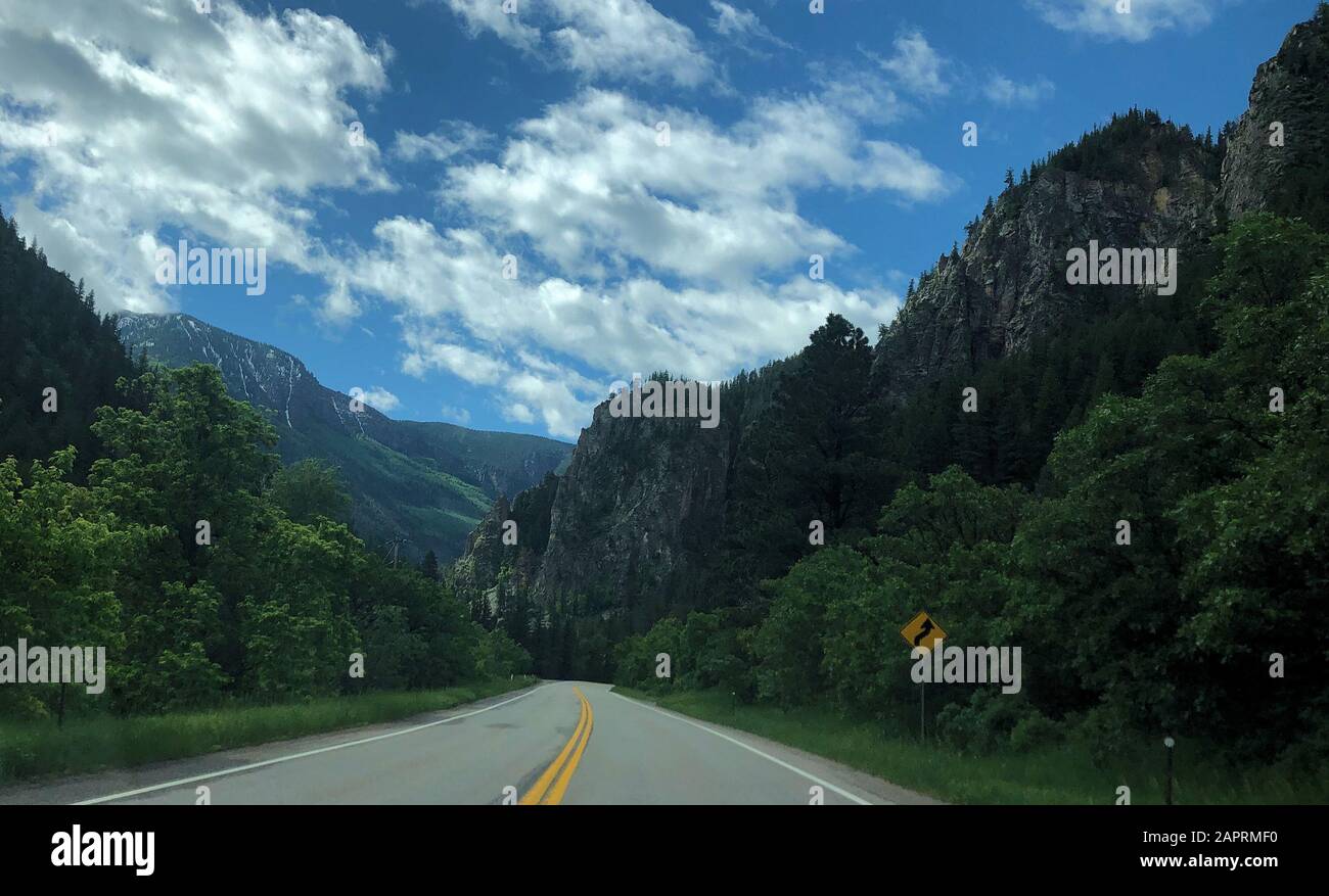 Drive along the Crystal River in Colorado Stock Photo - Alamy