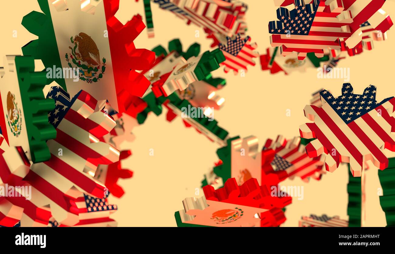 Image relative to politic and economic relationship between USA and ...