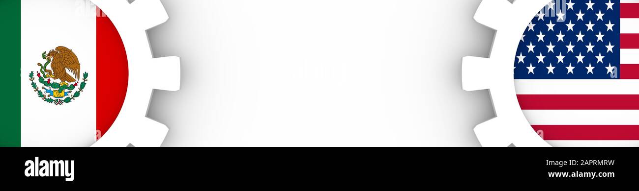 Web Banner, Header Layout Template. Politic and economic relationship ...