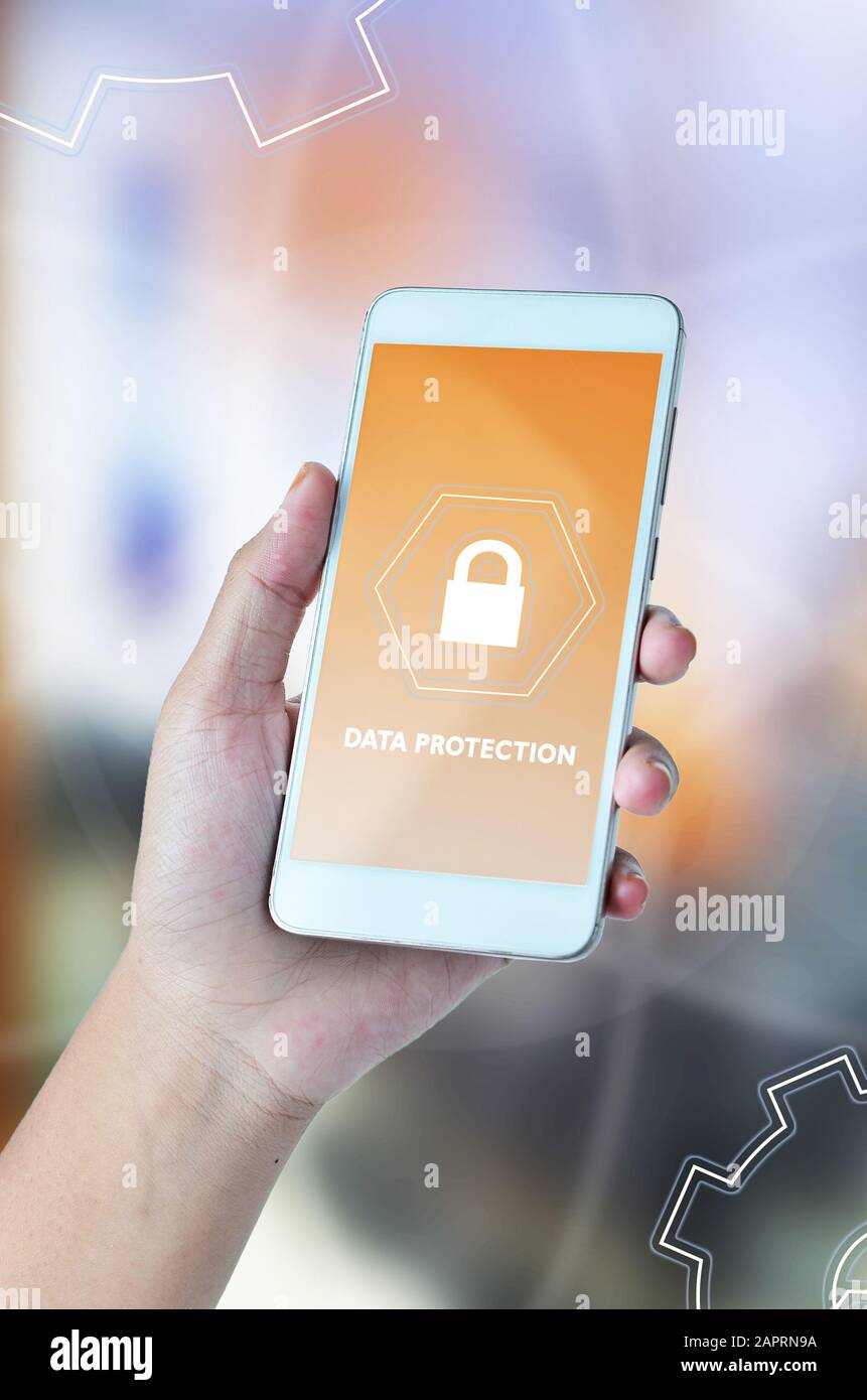 Cyber Security Data Protection Information Safety And Encryption
