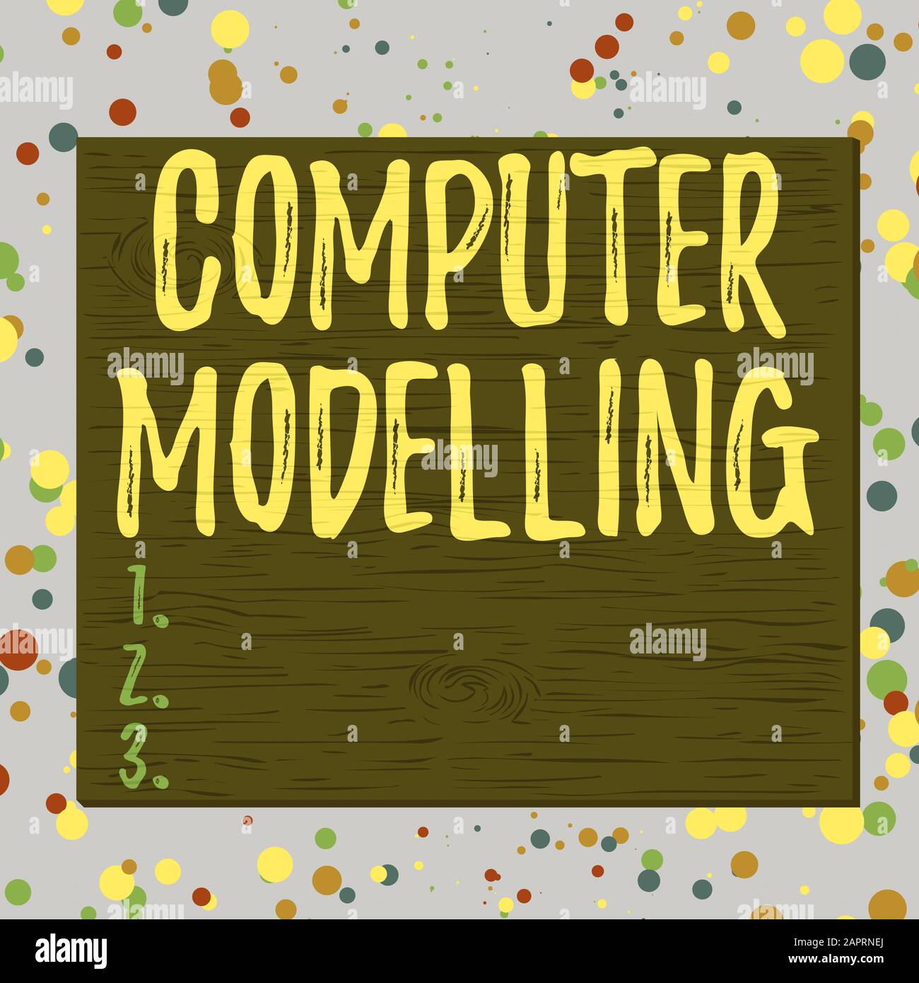 Word writing text Computer Modelling. Business photo showcasing using a ...