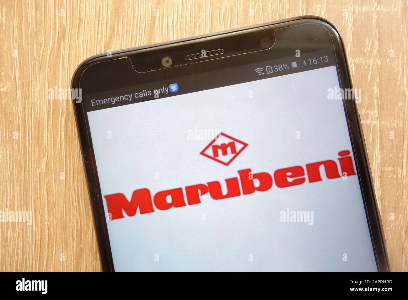 Marubeni logo displayed on a modern smartphone Stock Photo - Alamy