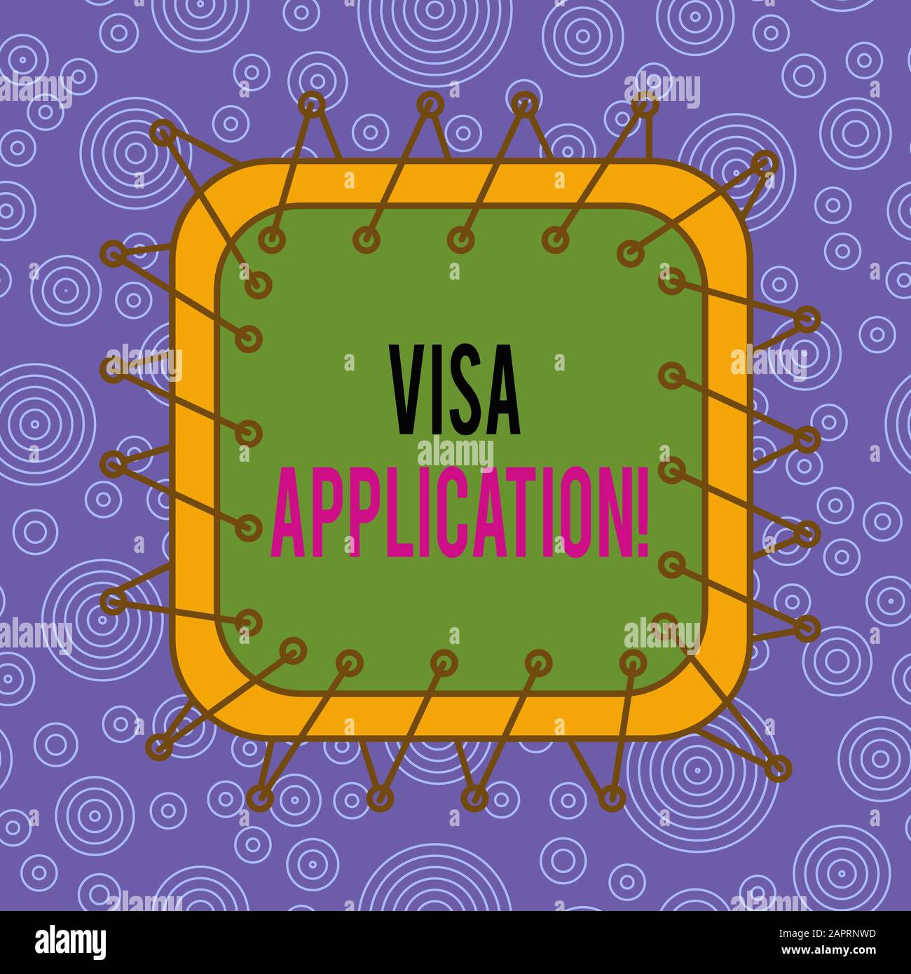 Word writing text Visa Application. Business photo showcasing Form to ...