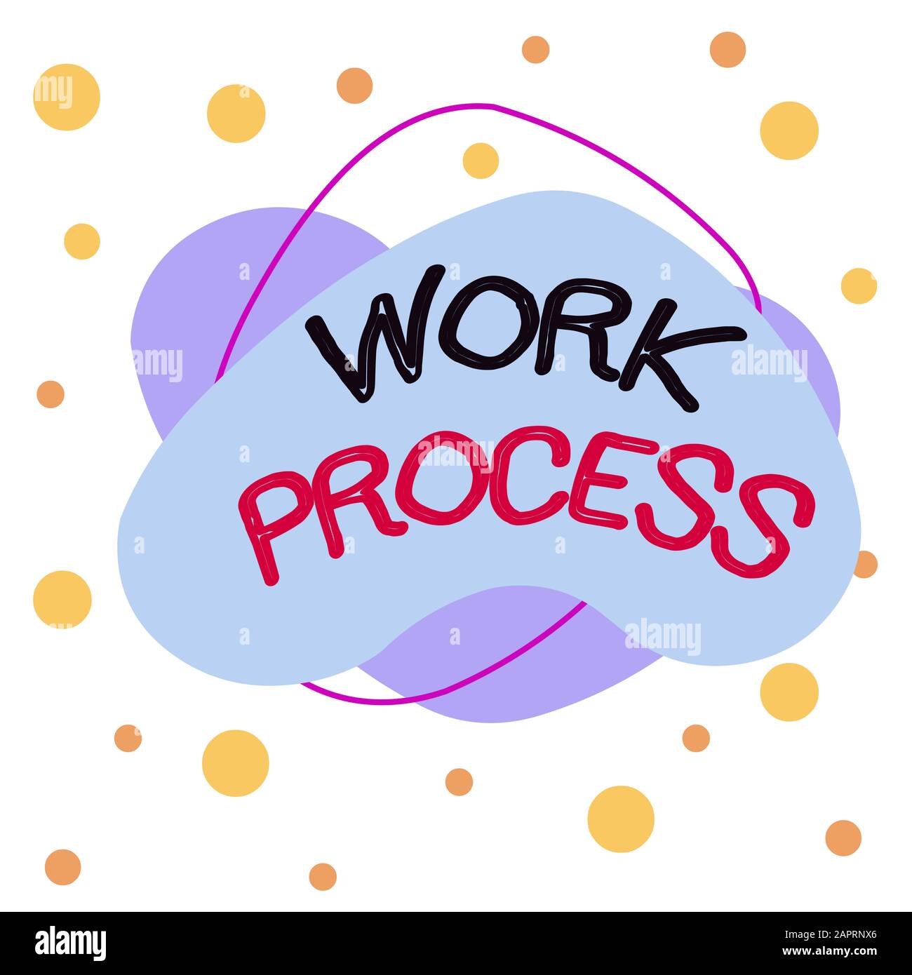 Word writing text Work Process. Business photo showcasing Standard ...