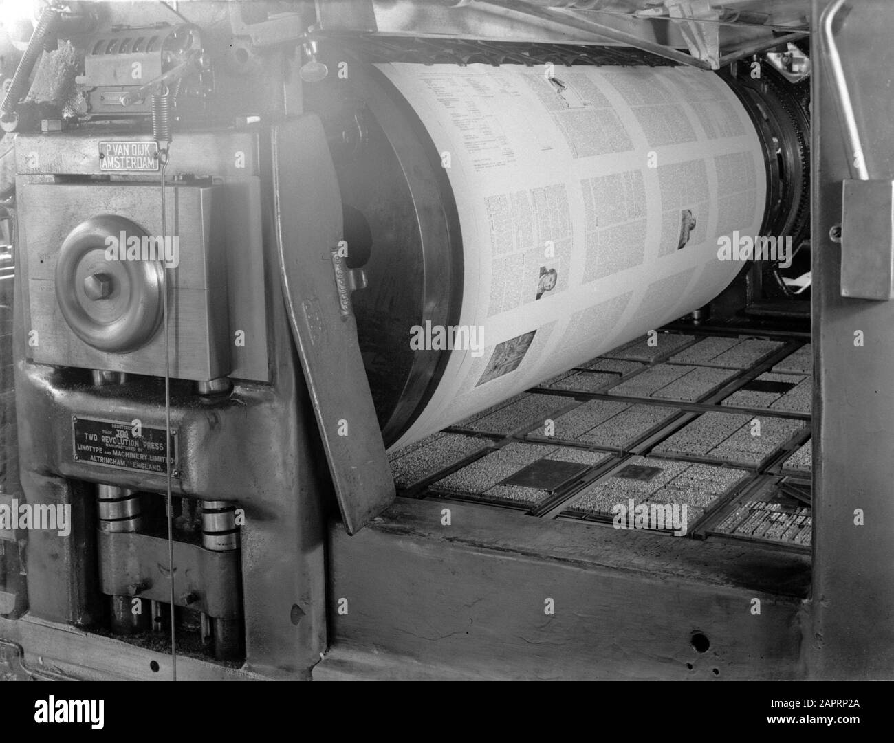 Reportage Printing Printing Meijer Printing Press Date March 1933 Location Noord Holland Wormerveer Zaanstad Keywords printing presses positions Stock Photo Alamy
