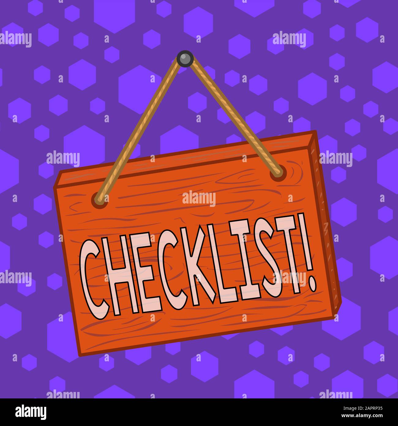 Writing note showing Checklist. Business concept for list items ...