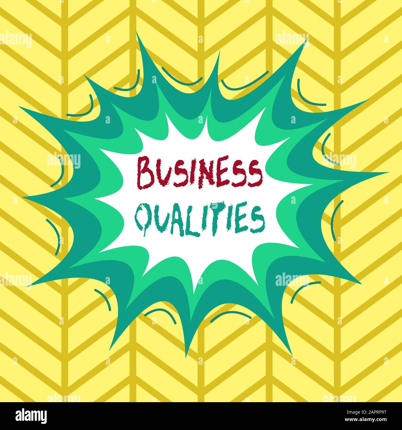 Conceptual hand writing showing Business Qualities. Concept meaning ...