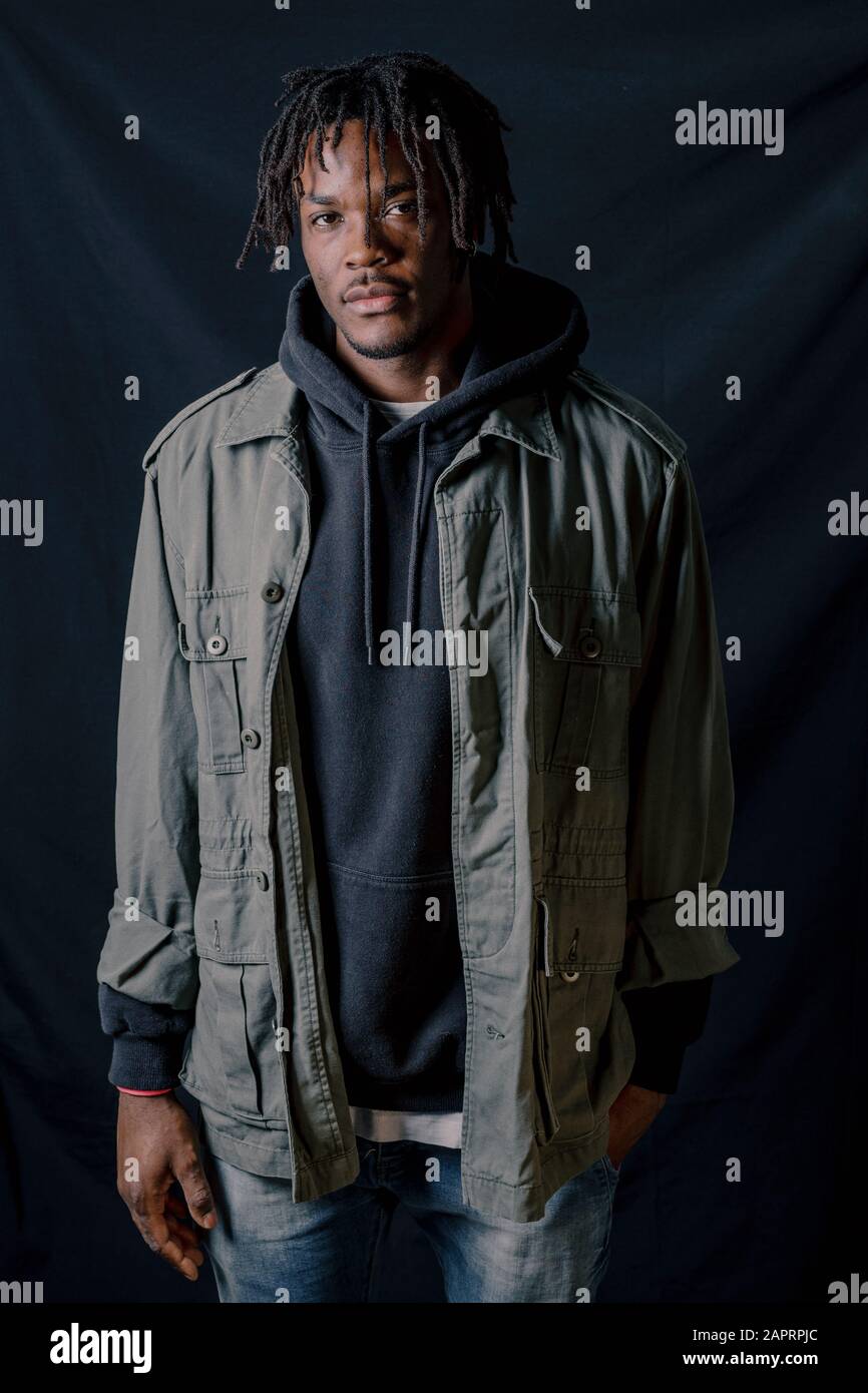 African american male model studio hi-res stock photography and images ...