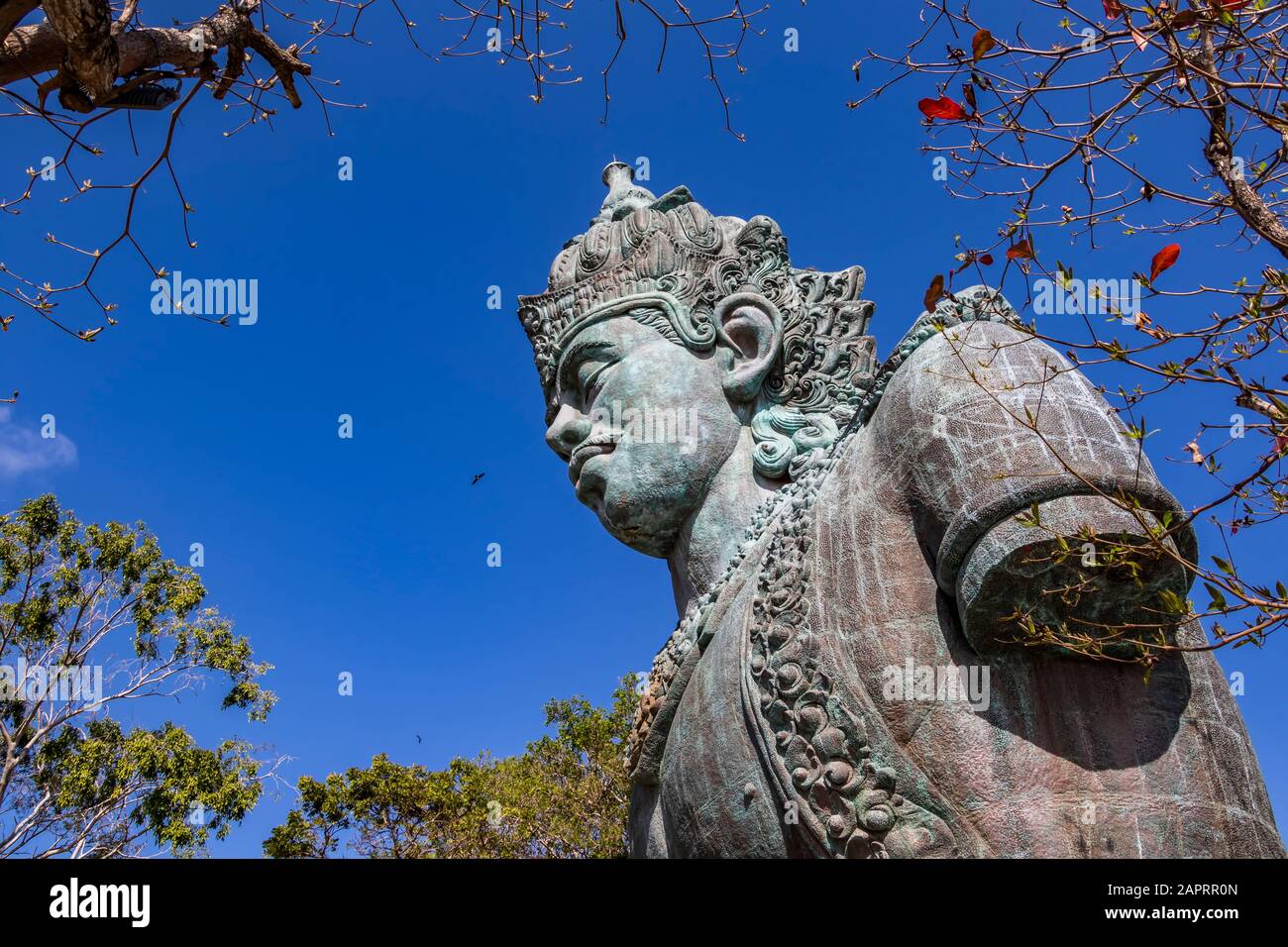 The 23-metre (75.5 ft) statue of Vishnu at Garuda Wisnu Kencana ...