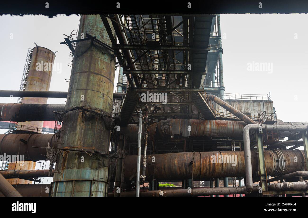 Capital Steel Plant, Beijing in 2011 Stock Photo - Alamy