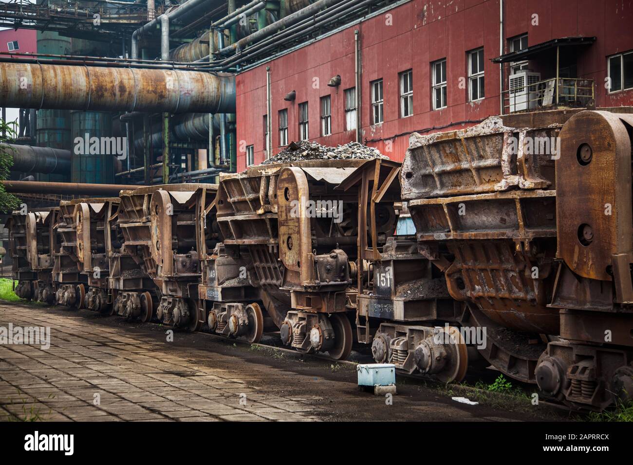 Capital Steel Plant, Beijing in 2011 Stock Photo - Alamy