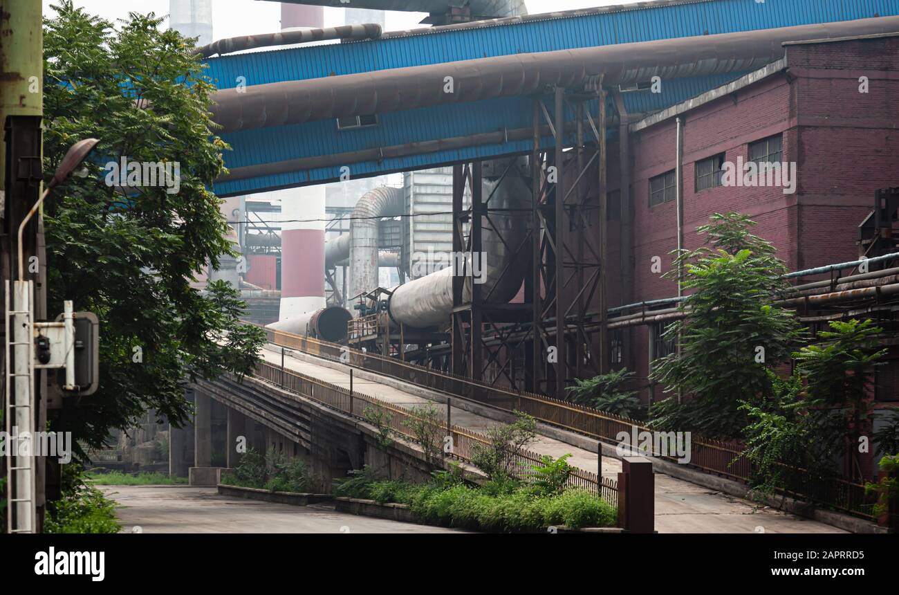 Capital Steel Plant, Beijing in 2011 Stock Photo - Alamy