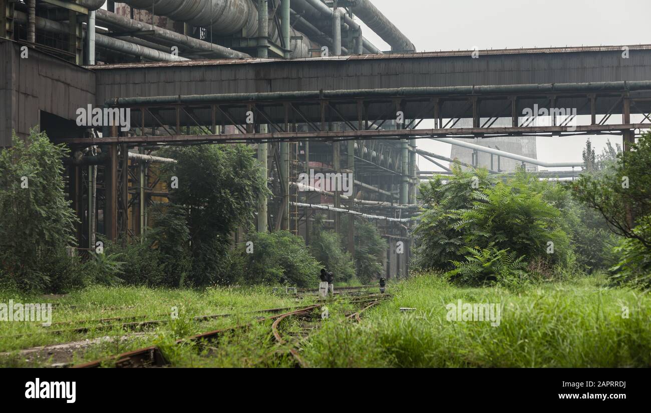 Capital Steel Plant, Beijing in 2011 Stock Photo - Alamy
