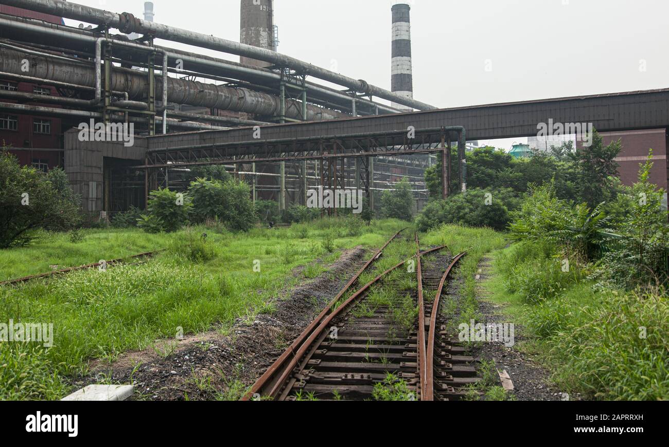 Capital Steel Plant, Beijing in 2011 Stock Photo - Alamy