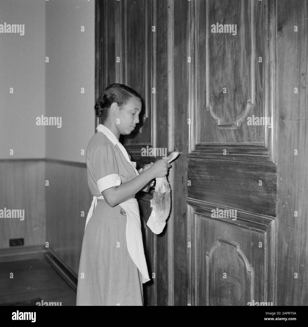 Dutch maid Black and White Stock Photos & Images - Alamy