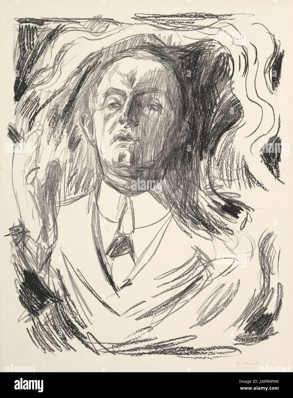 Art painting edvard munch the scream the munch museum hi-res stock ...