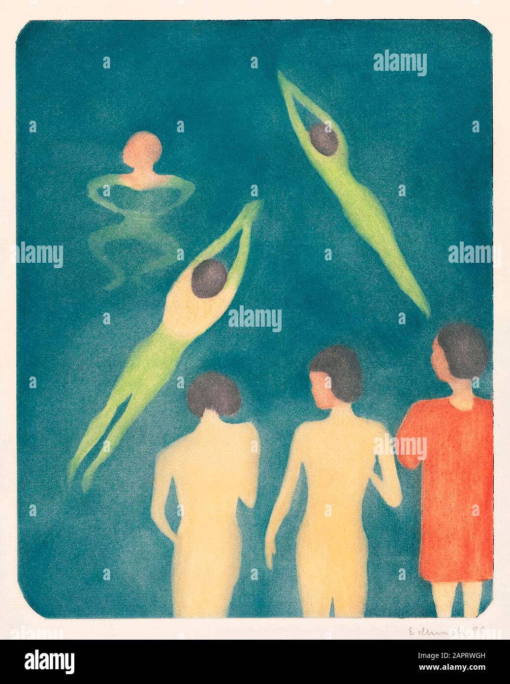 Art painting edvard munch the scream the munch museum hi-res stock ...