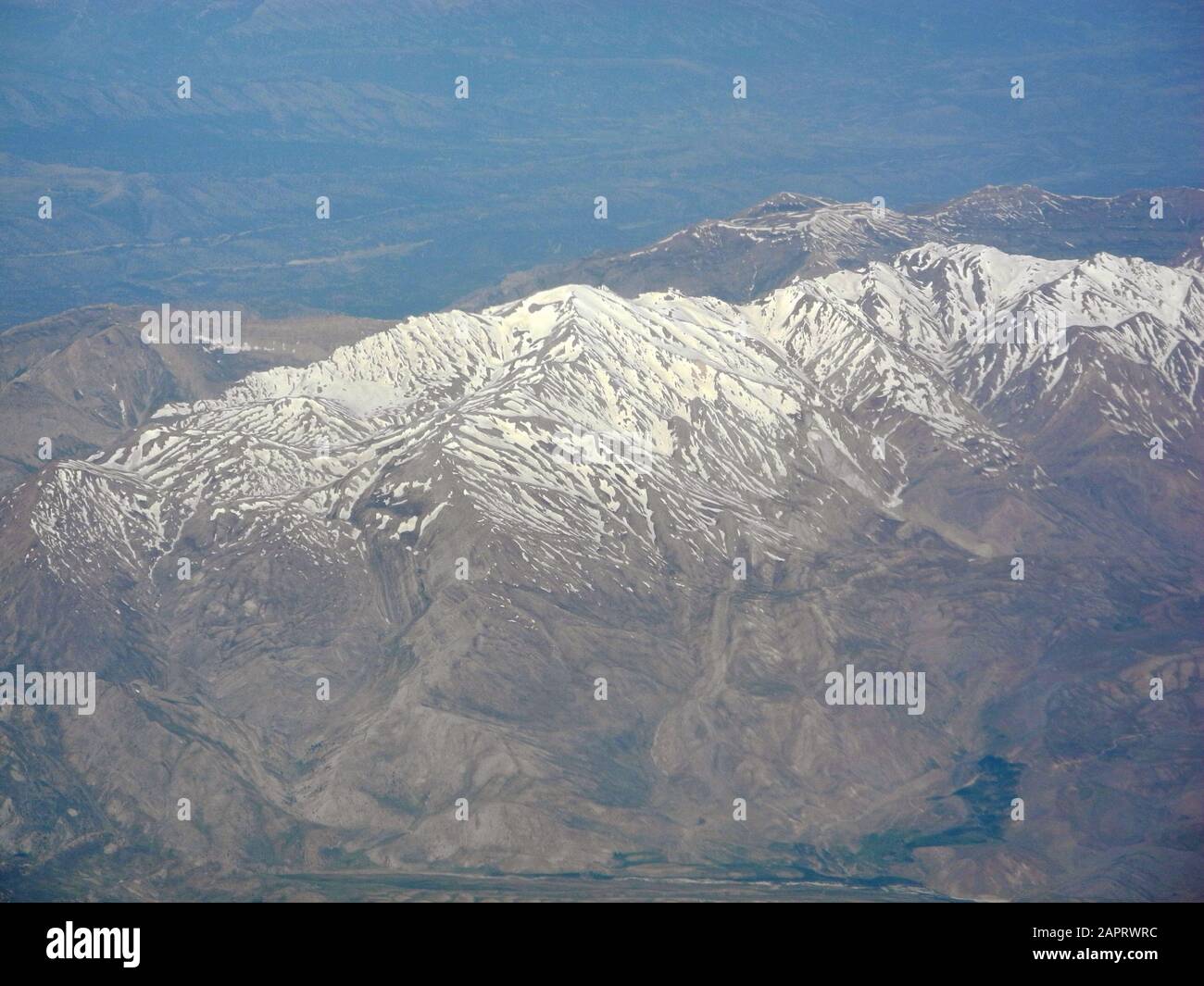 Aerial mountains view landscape Middle East Stock Photo - Alamy