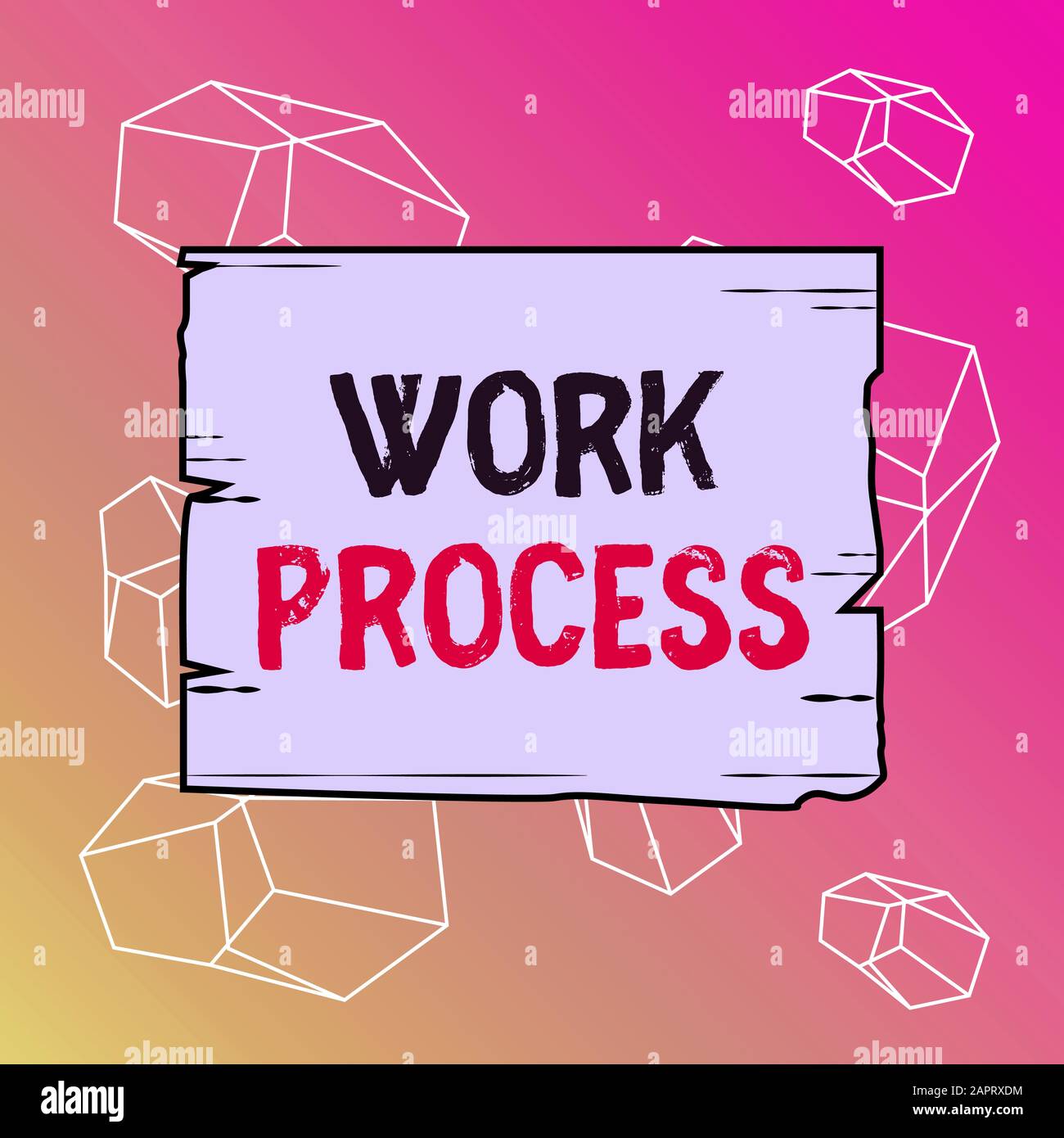 Word writing text Work Process. Business photo showcasing Standard ...