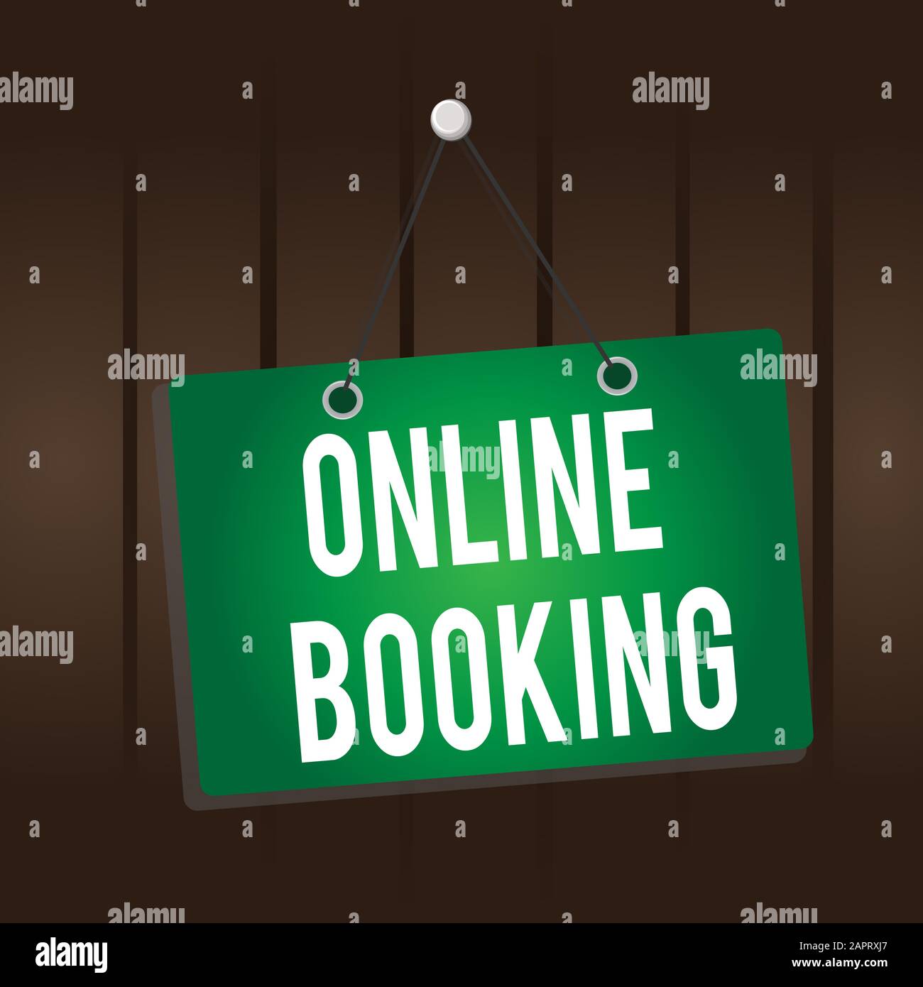 Writing note showing Online Booking. Business concept for tool used to ...