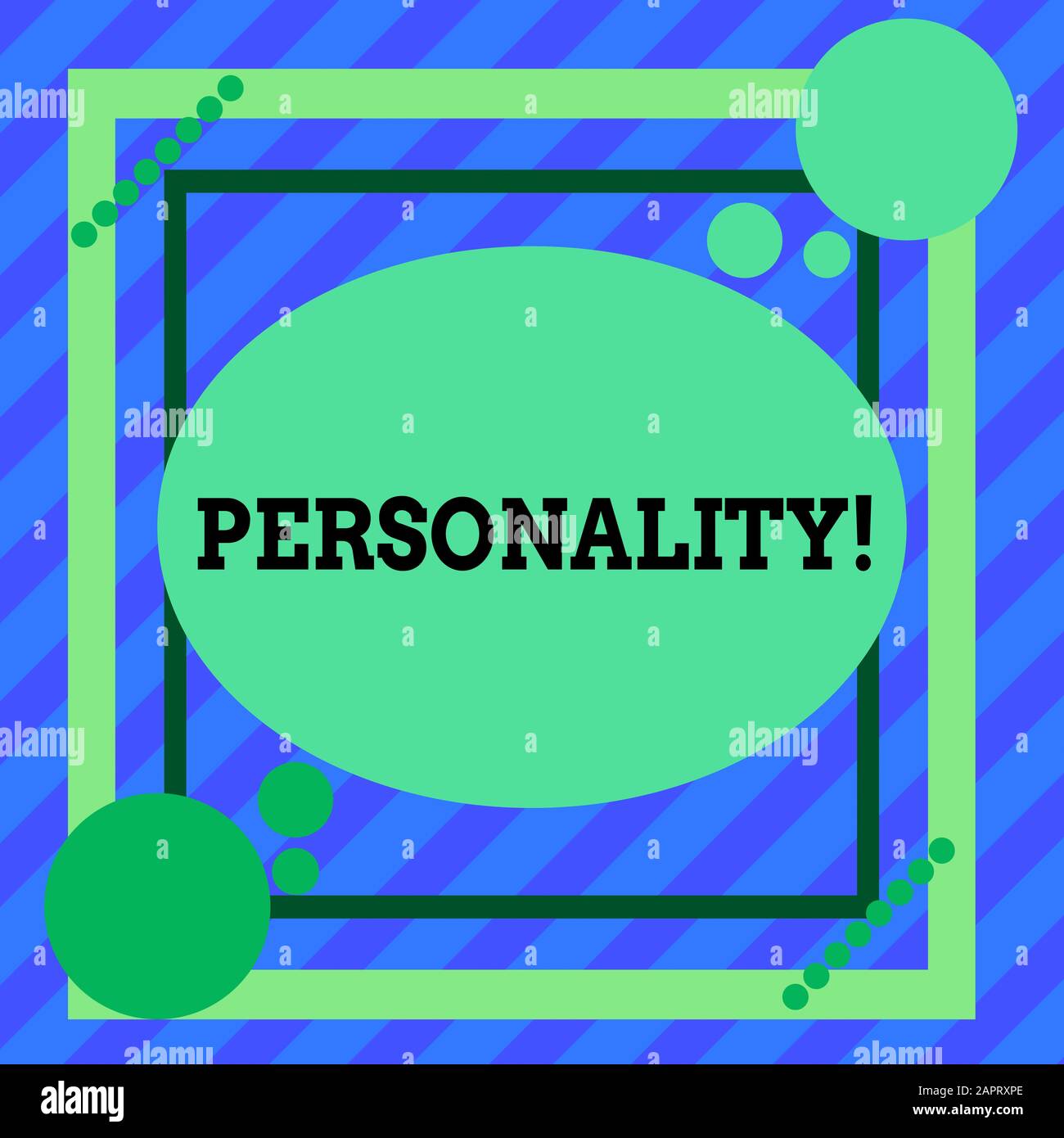 Word writing text Personality. Business photo showcasing combination ...