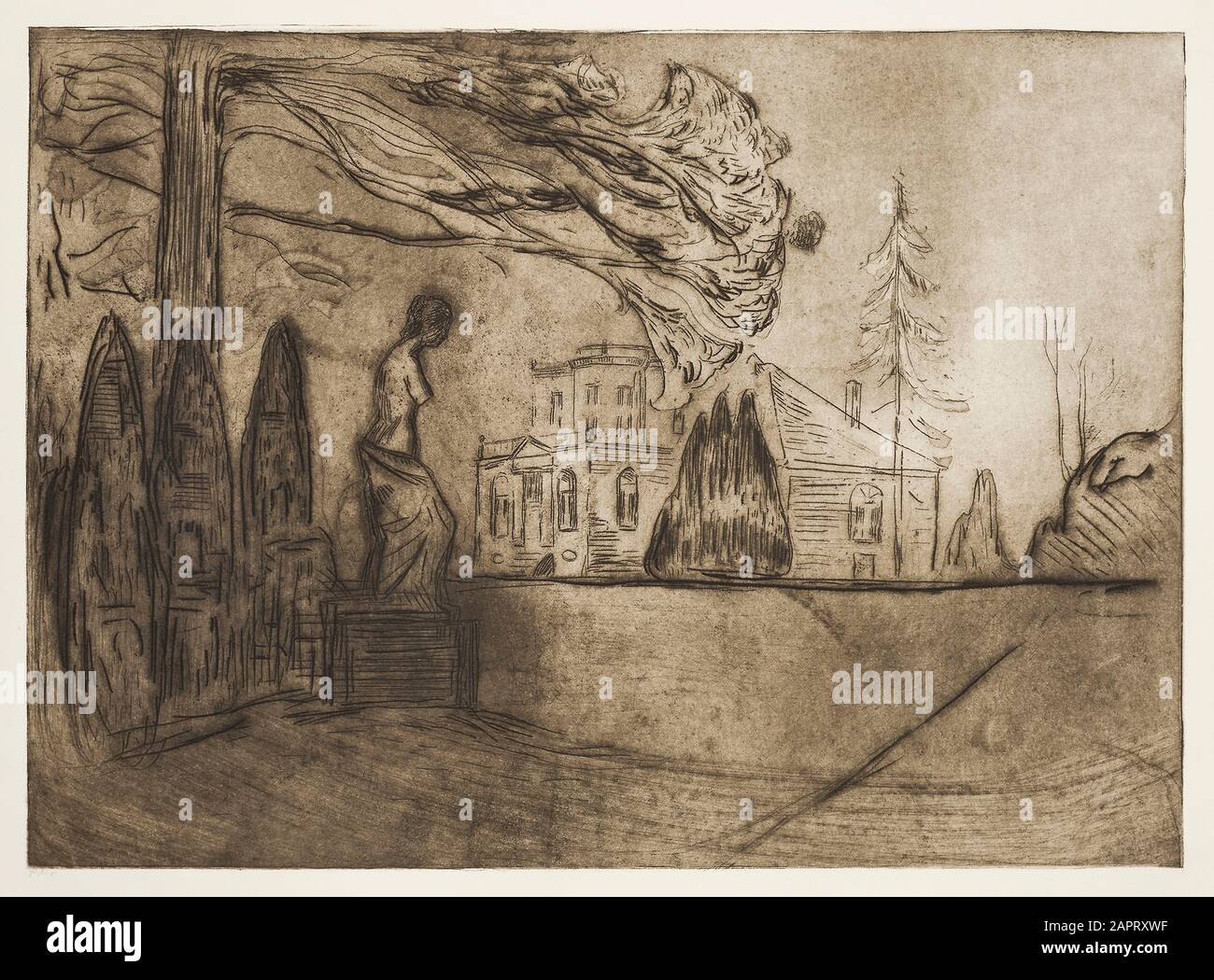 Art painting edvard munch the scream the munch museum hi-res stock ...