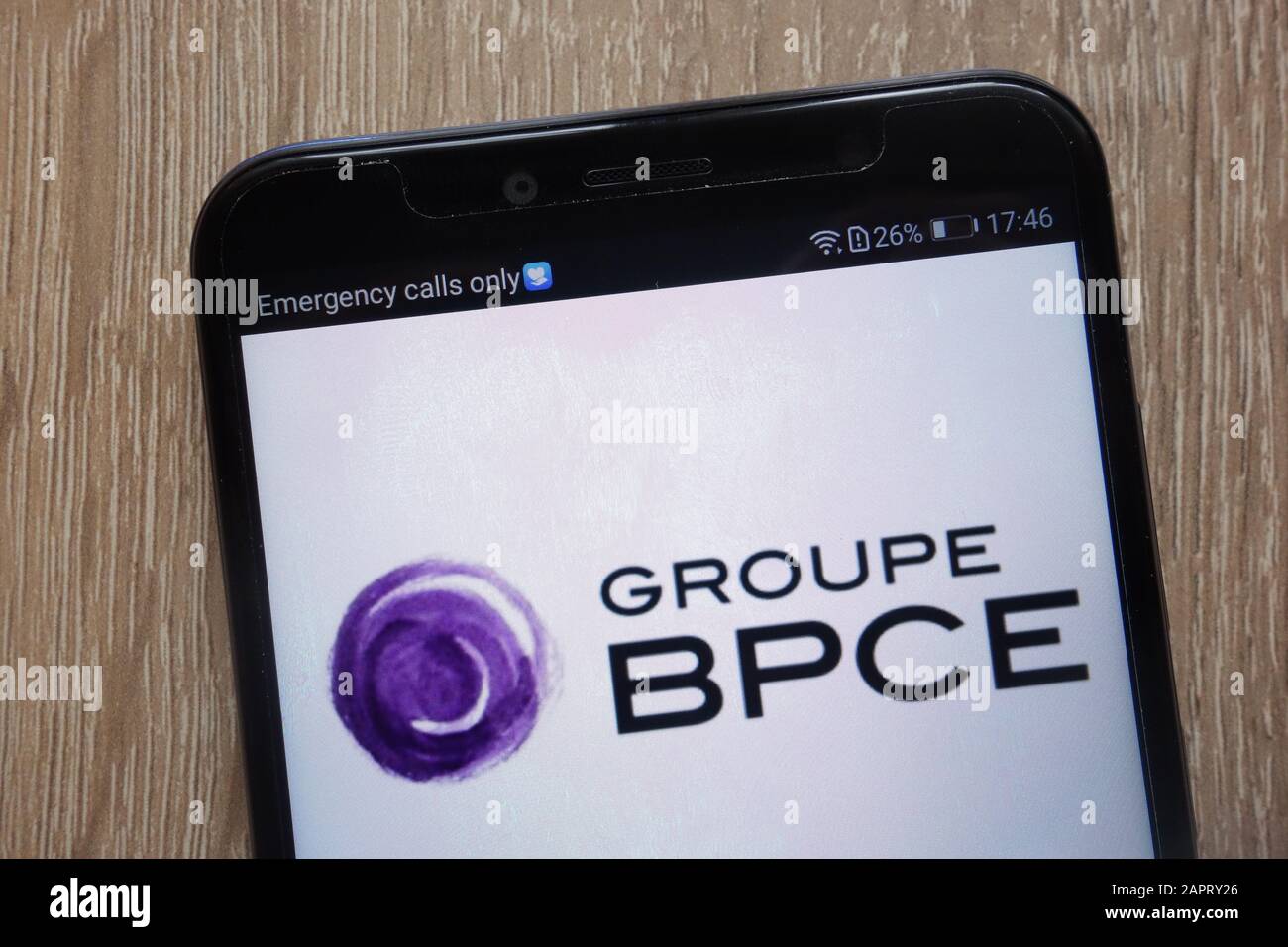 Groupe BPCE logo displayed on a modern smartphone Stock Photo - Alamy