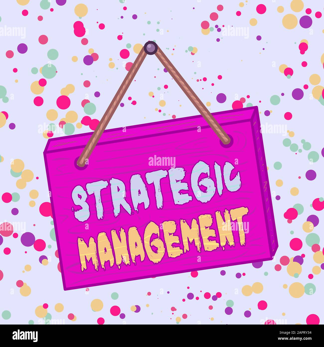 Handwriting text Strategic Management. Conceptual photo formulation and ...