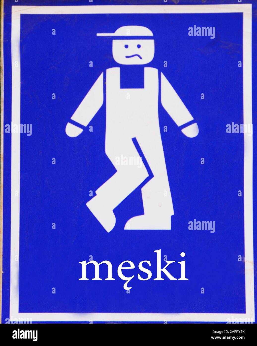 Polish funny 'Gents Toilet' sign Stock Photo - Alamy