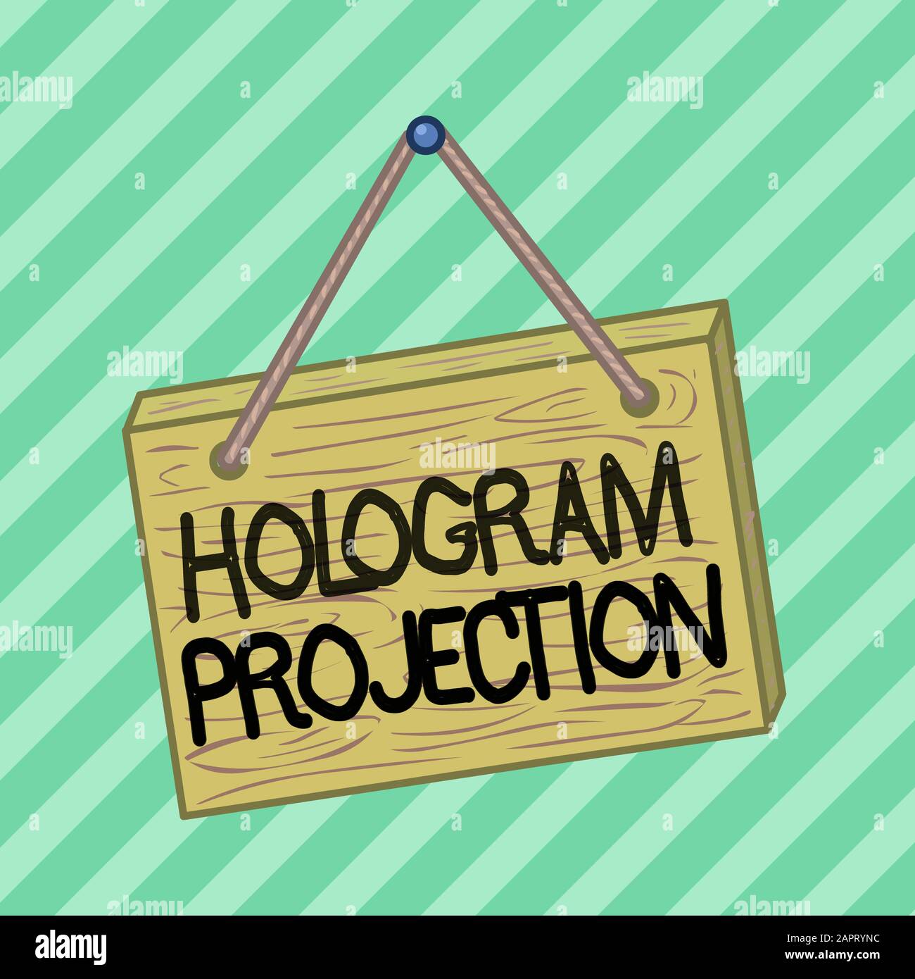 Text sign showing Hologram Projection. Business photo text photographic ...