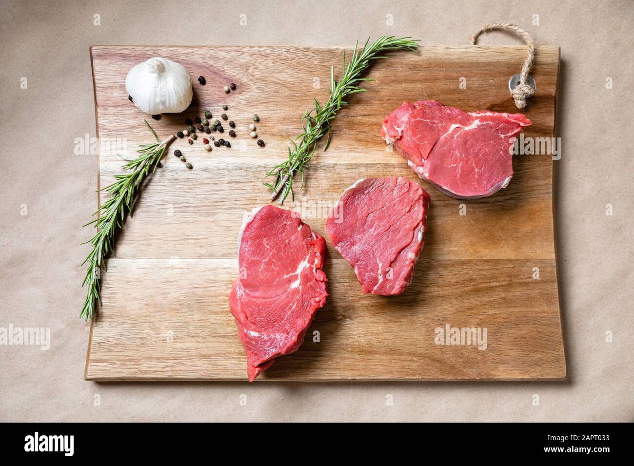 Raw organic marbled beef hi-res stock photography and images - Alamy