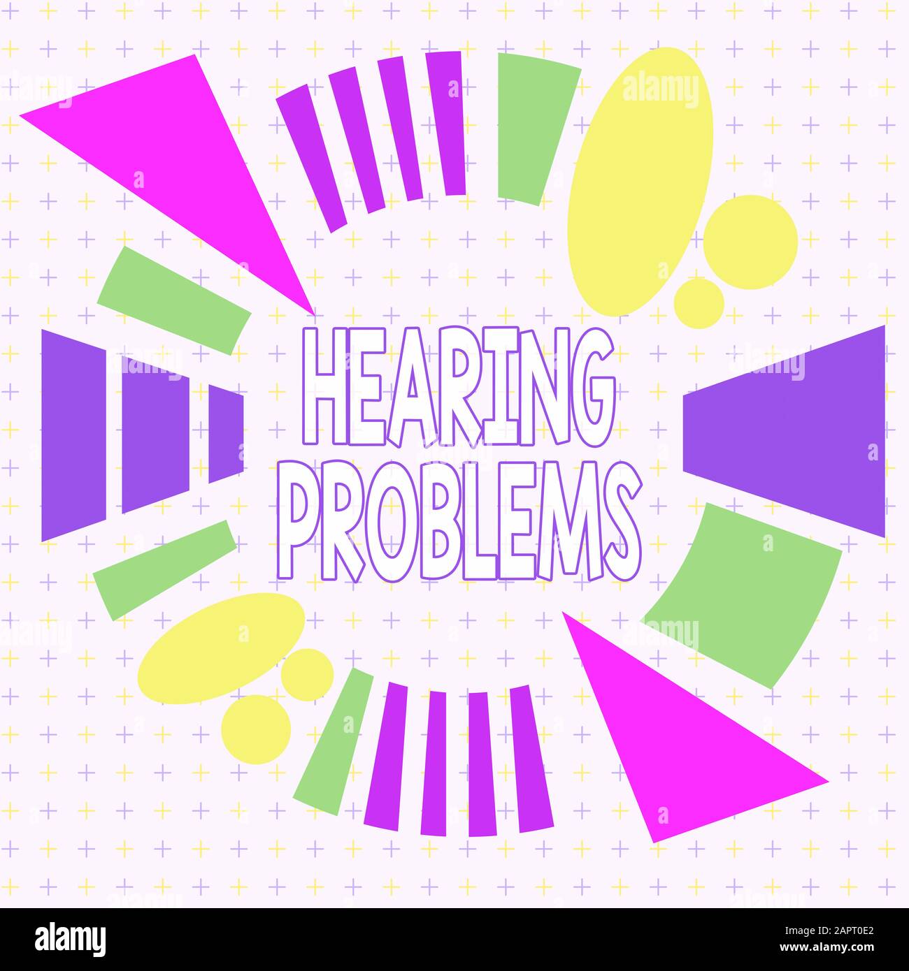 Text sign showing Hearing Problems. Business photo showcasing partial ...