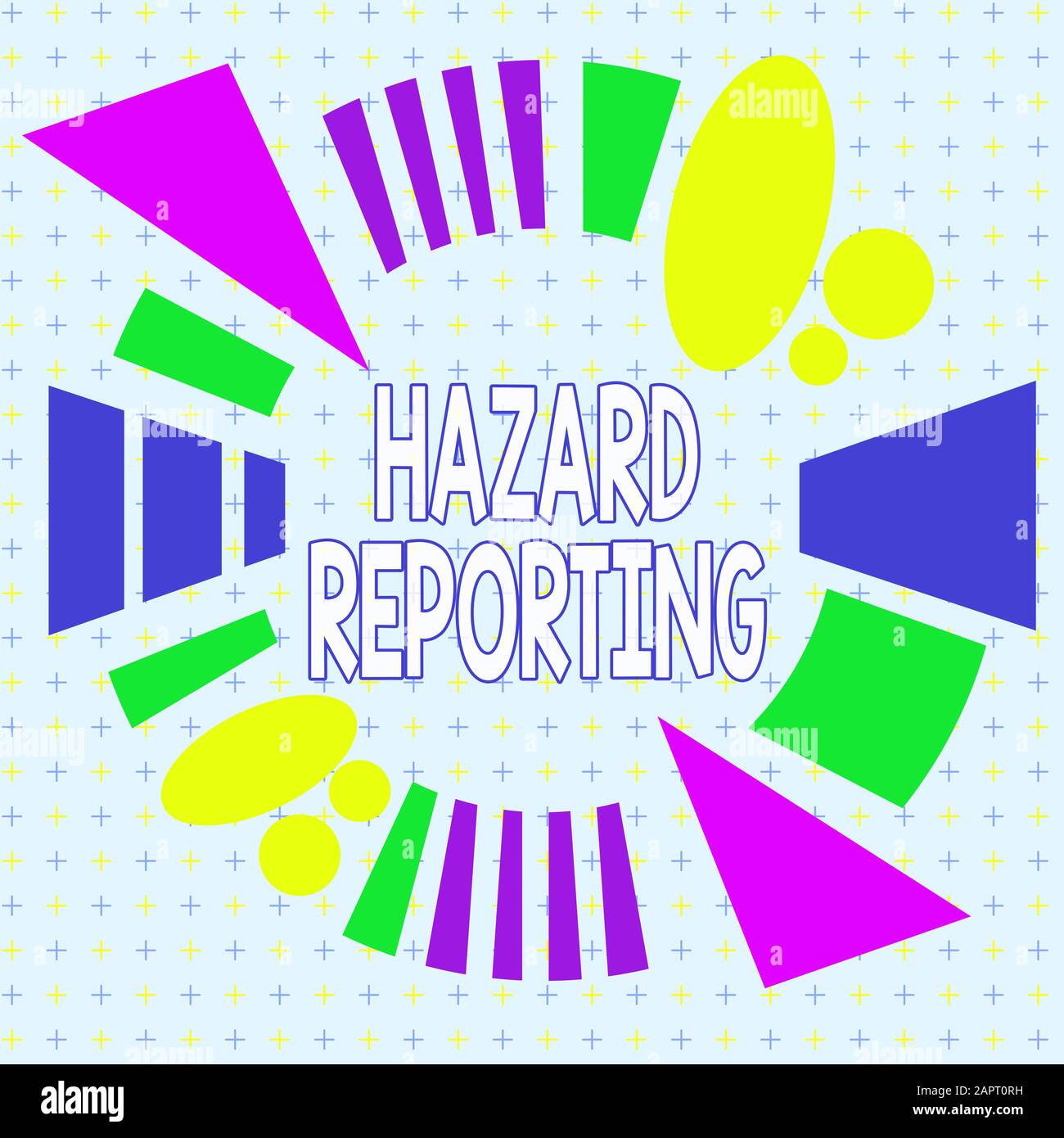 Text sign showing Hazard Reporting. Business photo showcasing account ...