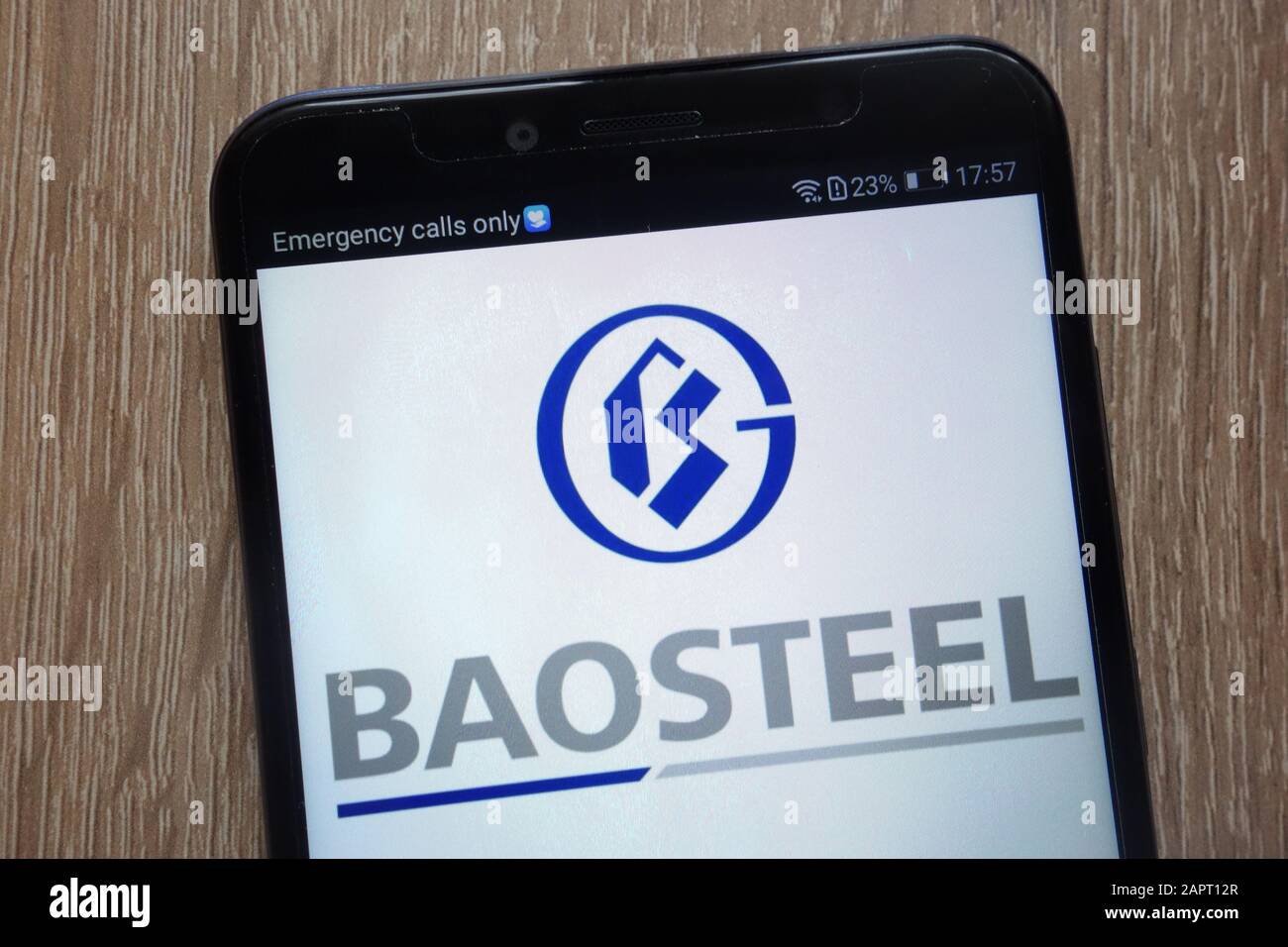 Baosteel logo hi-res stock photography and images - Alamy