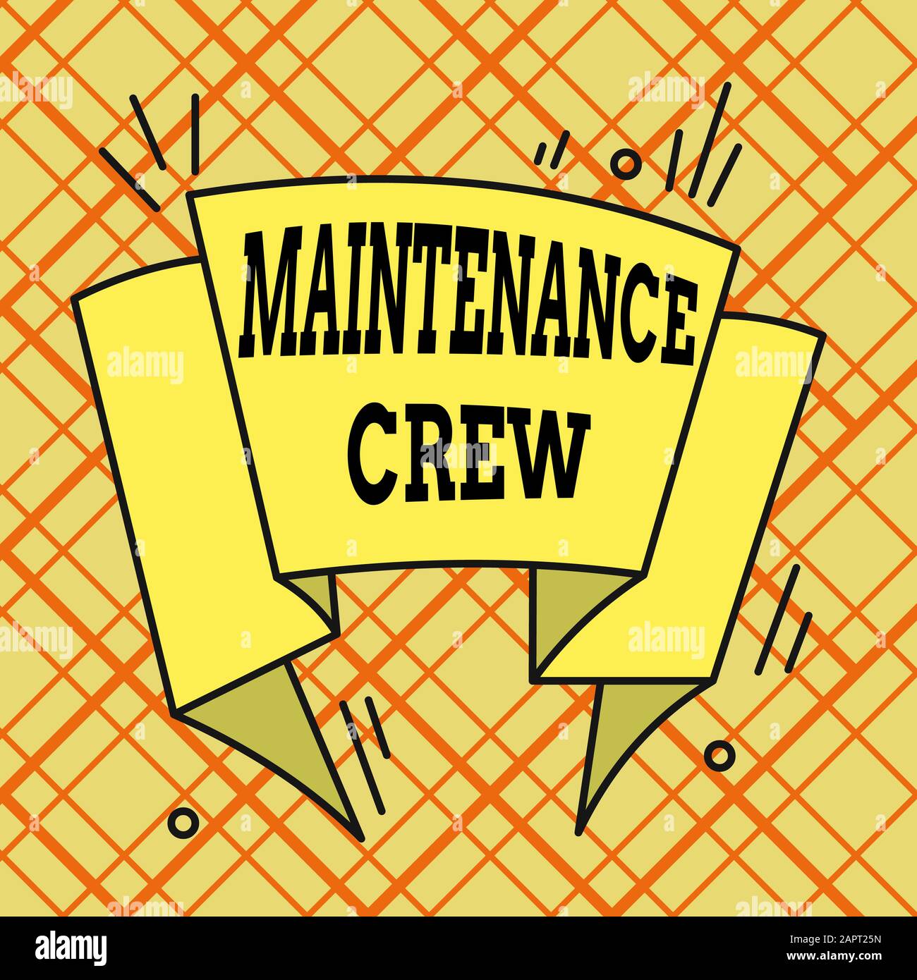 Writing note showing Maintenance Crew. Business concept for responsible ...