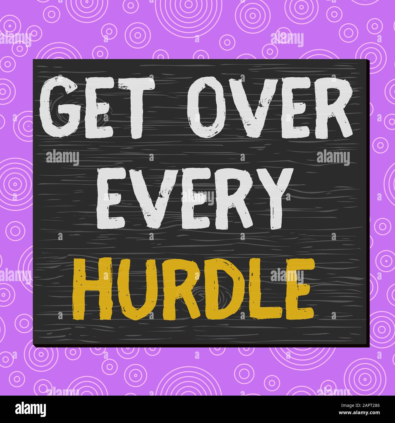 Conceptual hand writing showing Get Over Every Hurdle. Concept meaning ...