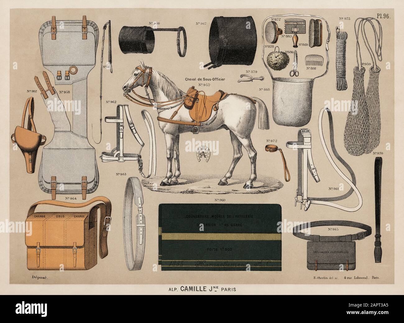 Vintage illustration artwork from an original plate Stock Photo - Alamy