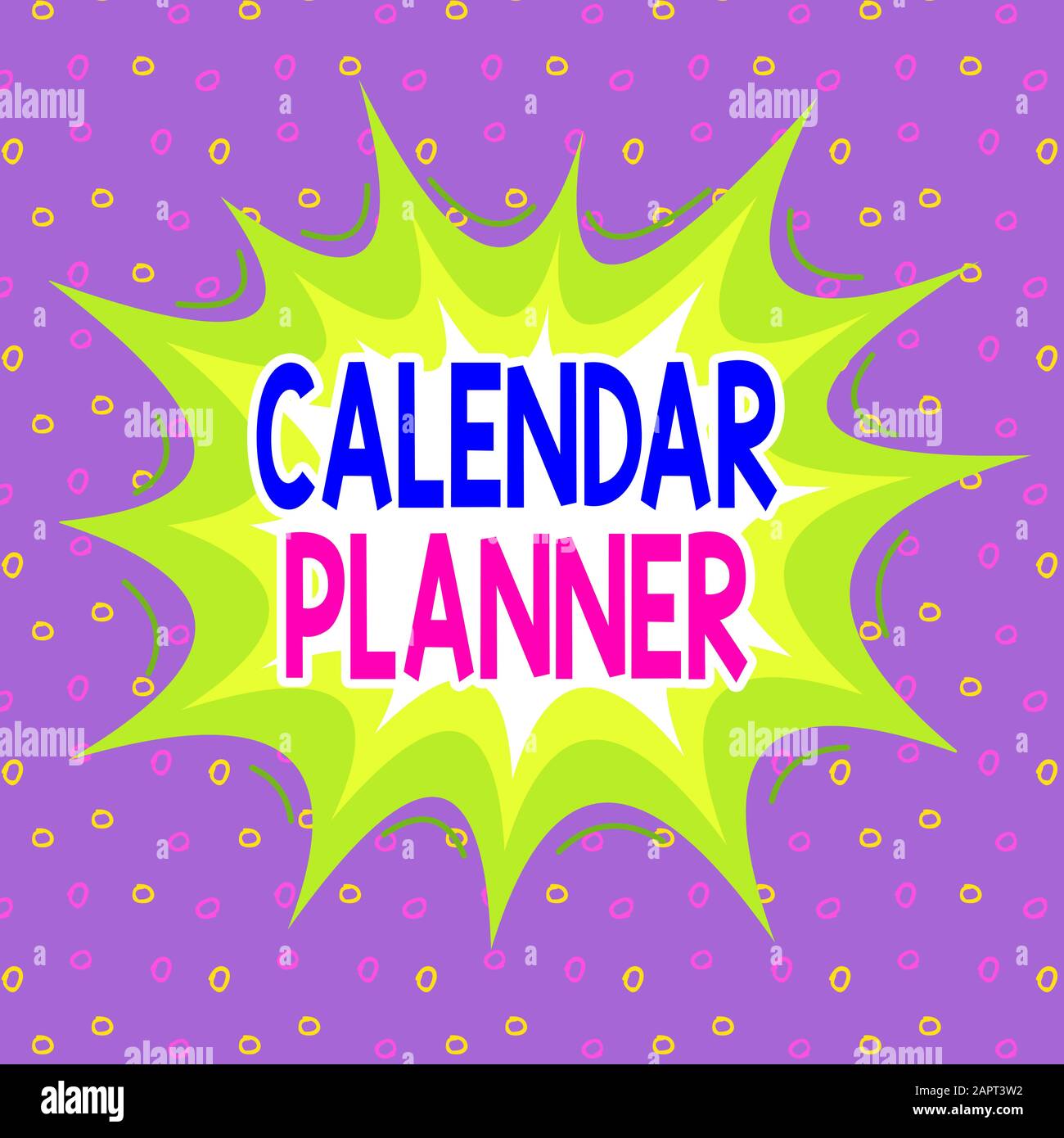 Handwriting text writing Calendar Planner. Conceptual photo schedule of ...