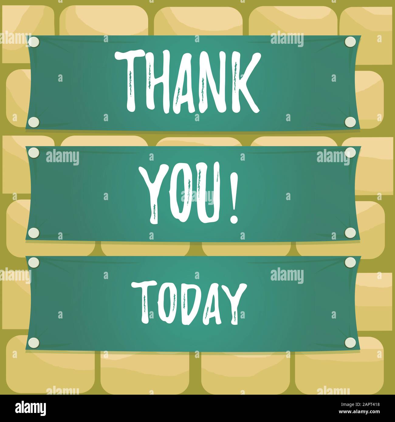 Handwriting text writing Thank You. Conceptual photo polite expression ...