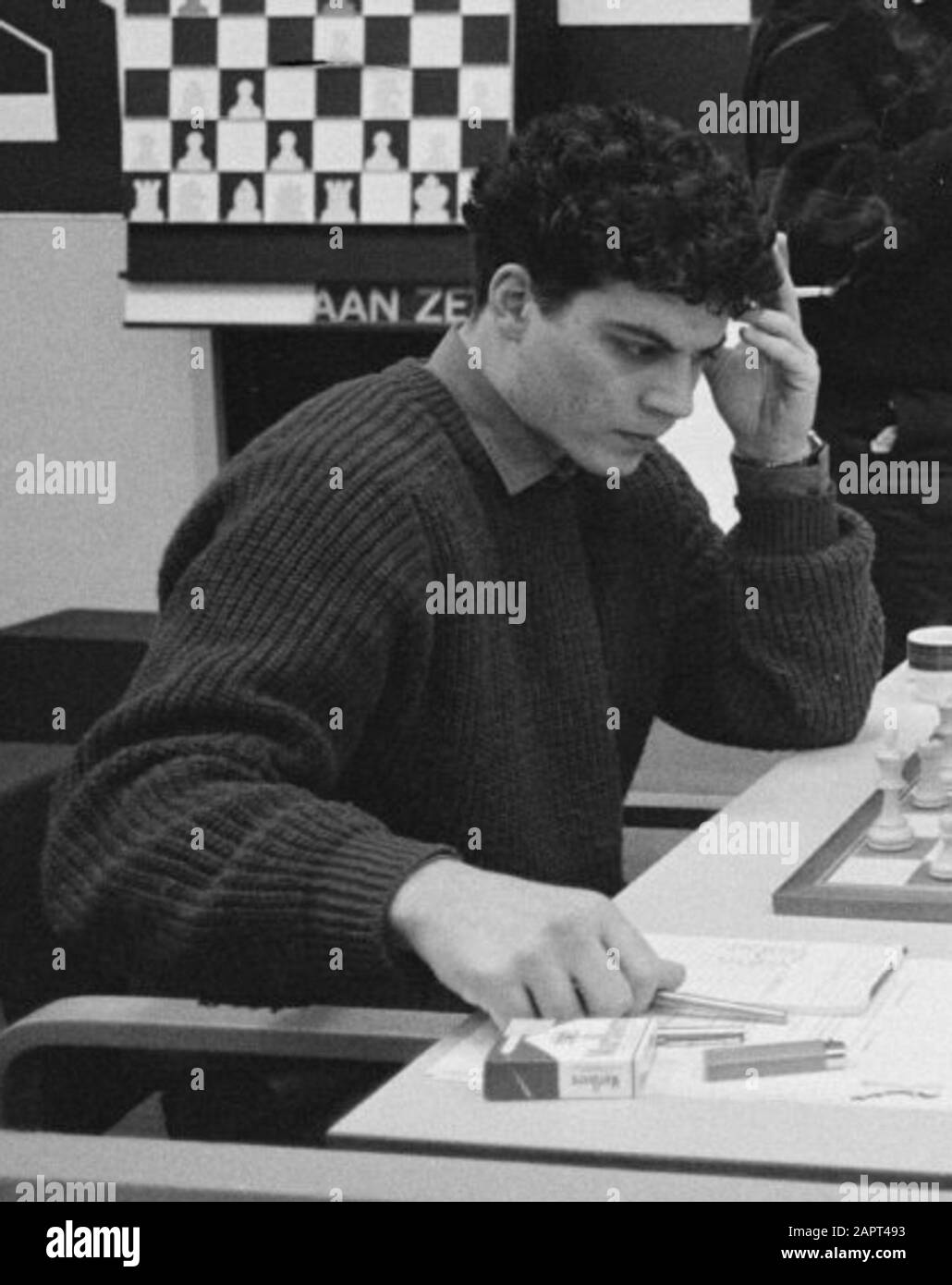 Block Chess Tournament 1985; Eric Lobron Stock Photo - Alamy