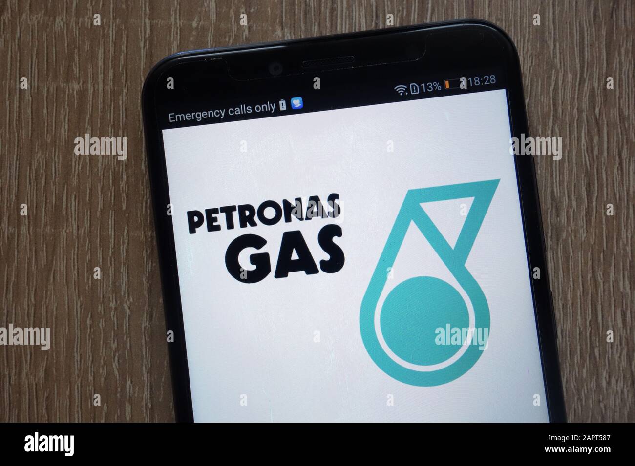 Petronas logo displayed on a modern smartphone Stock Photo - Alamy