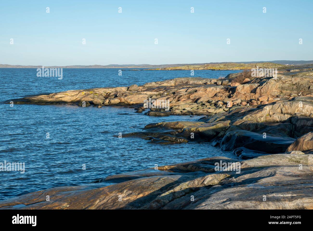 Rock surface in winter in Gothenburg in Sweden Stock Photo - Alamy