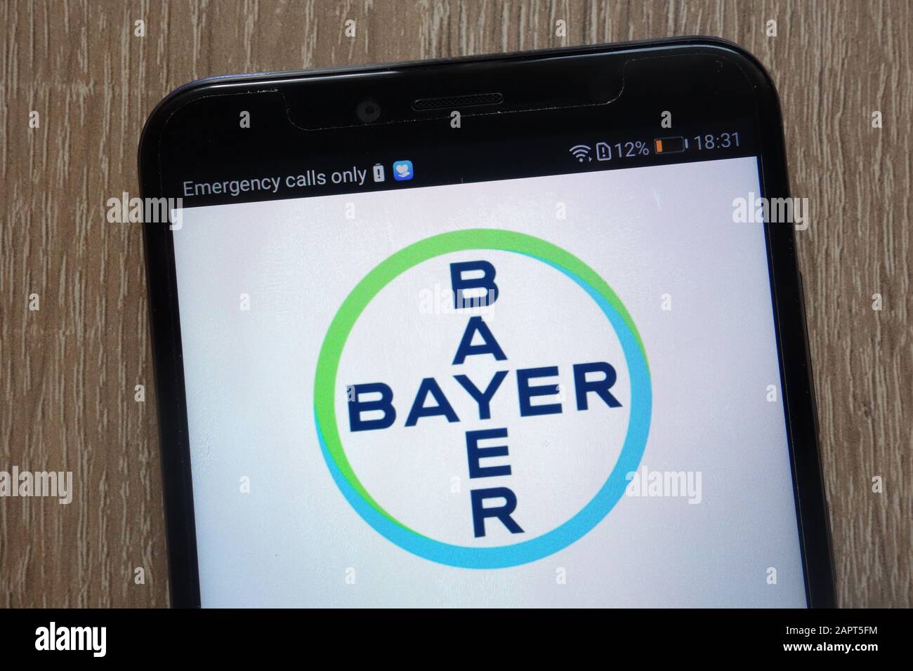 Bayer logo displayed on a modern smartphone Stock Photo - Alamy